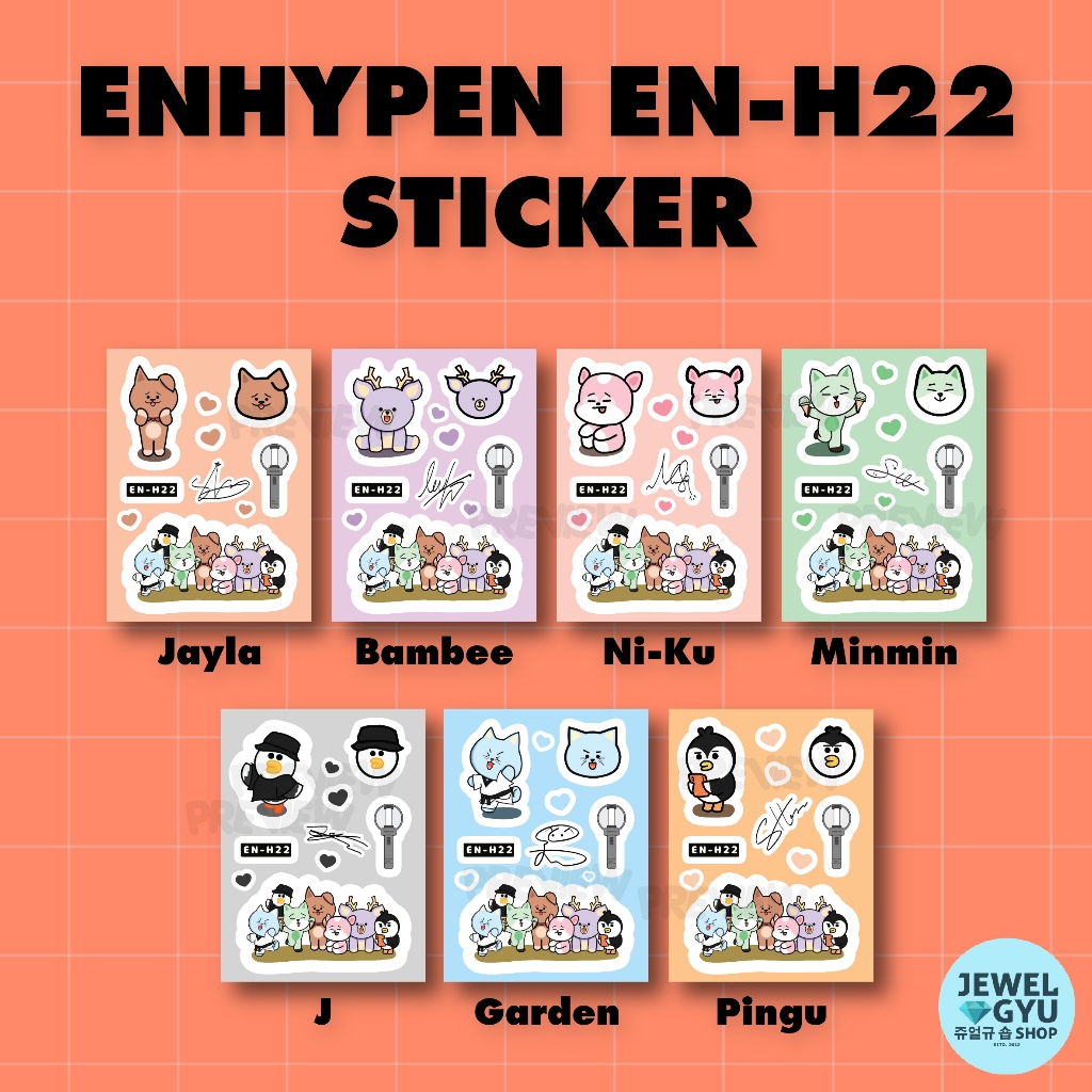 Jual Enhypen Sticker / Stiker Enhypen KPOP Korea Deco | Shopee Indonesia