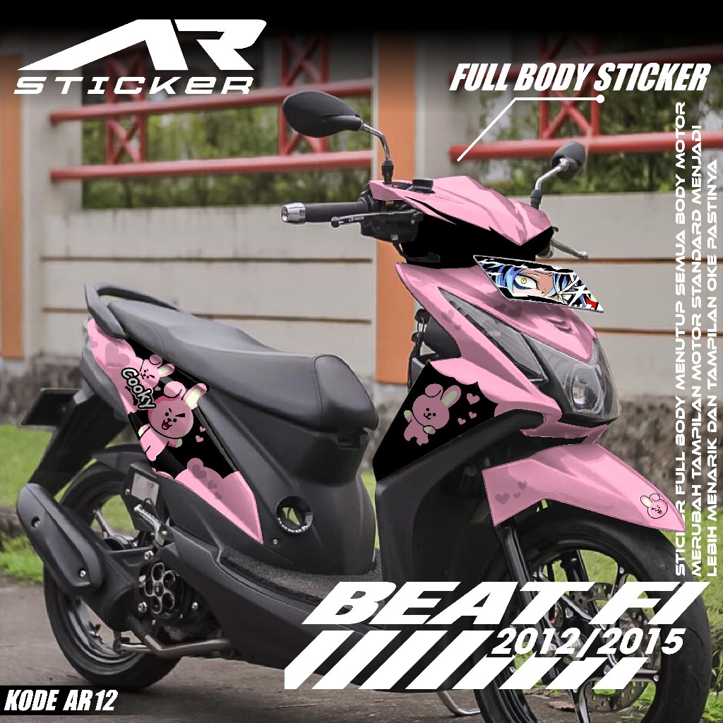 Jual Decal Sticker Beat fi Old 2012 2013 2014 2015 Full body Dekal ...