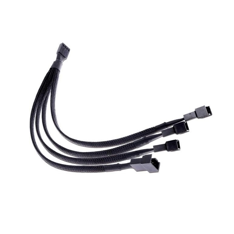 Jual Kabel Splitter Y 1 to 4 PWM Computer Case Fan Power cabang kipas ...