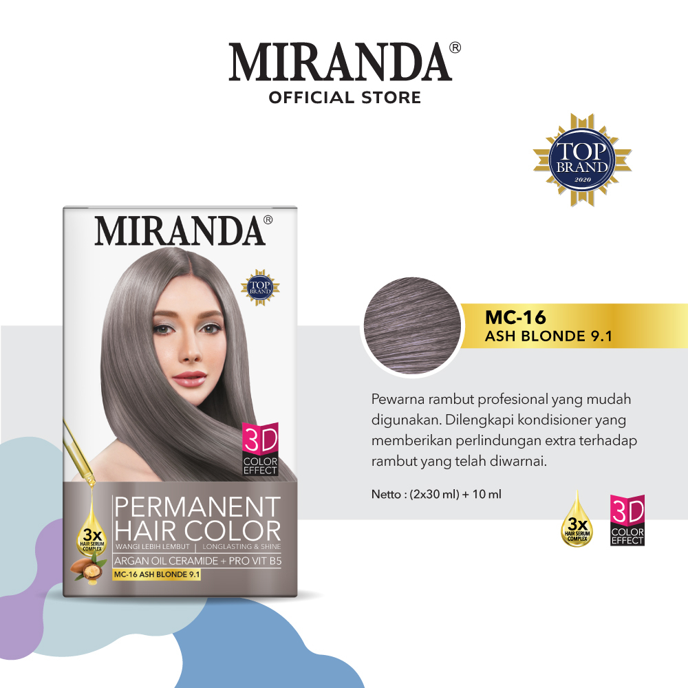 Jual MC20 Smokey Ash Cat Rambut Permanen Miranda Terbaru Hair Color ...