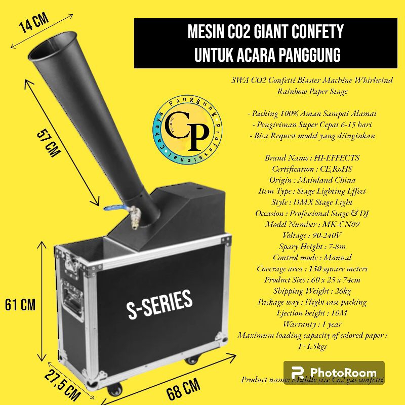 Jual Mesin Co2 Confety Untuk Acara Panggung | Shopee Indonesia