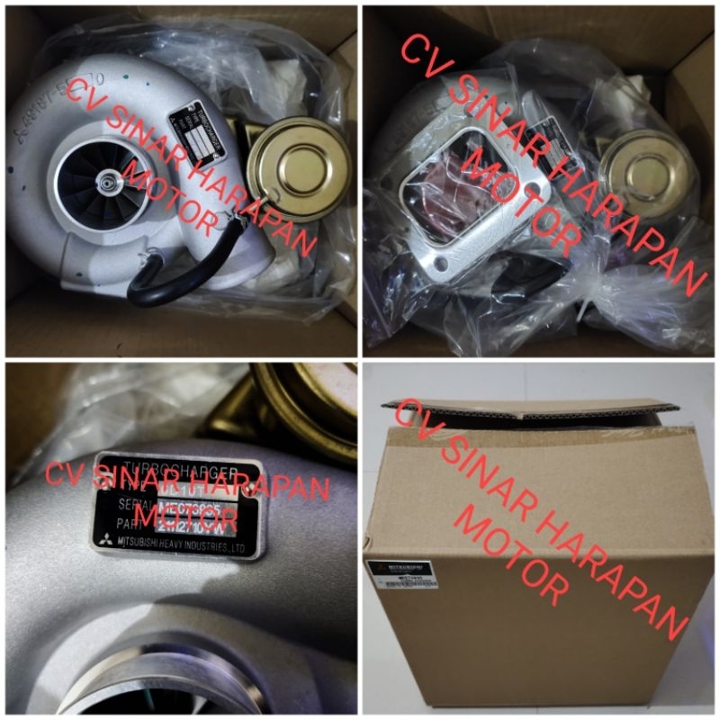 Jual TURBOCHARGER 220PS ME073935 TURBO ASSY MITSUBISHI FUSO 6D16T TURBO ...