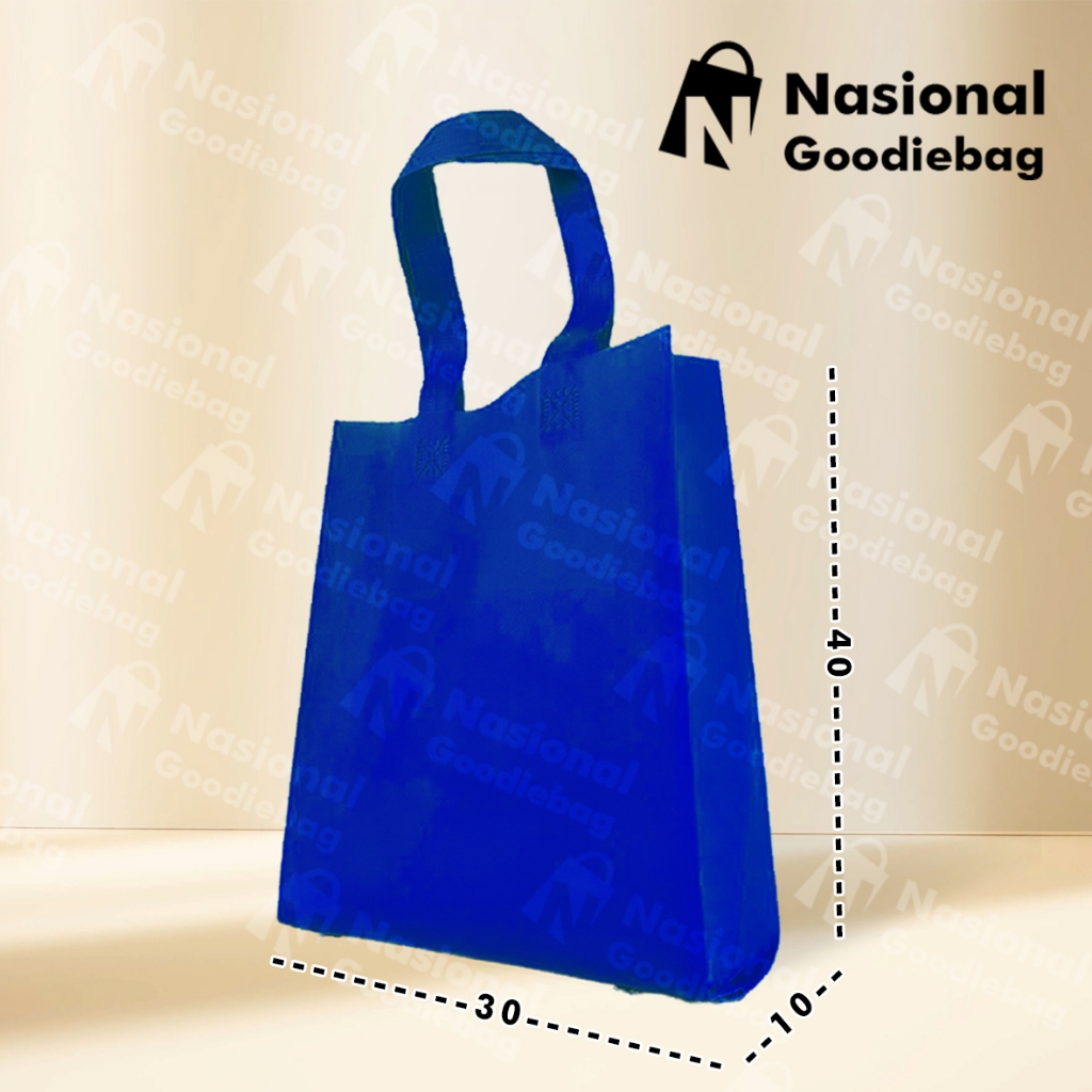 Jual Tas Spunbond Goodybag Laken Model Tali Ukuran 25x35x8 | Shopee ...