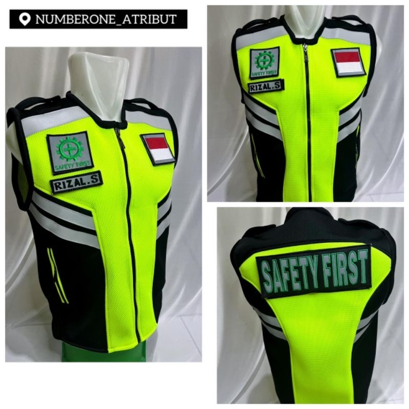 Jual rompi safety first,k3,lapanagn jala tebal terbaru | Shopee Indonesia