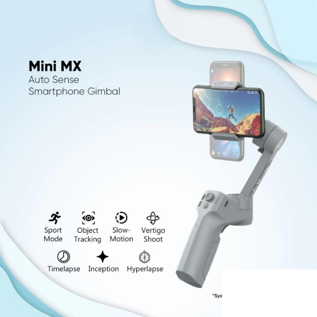 Jual Moza Mini MX Gimbal Smartphone Garansi Resmi - Gimbal Stabillizer ...