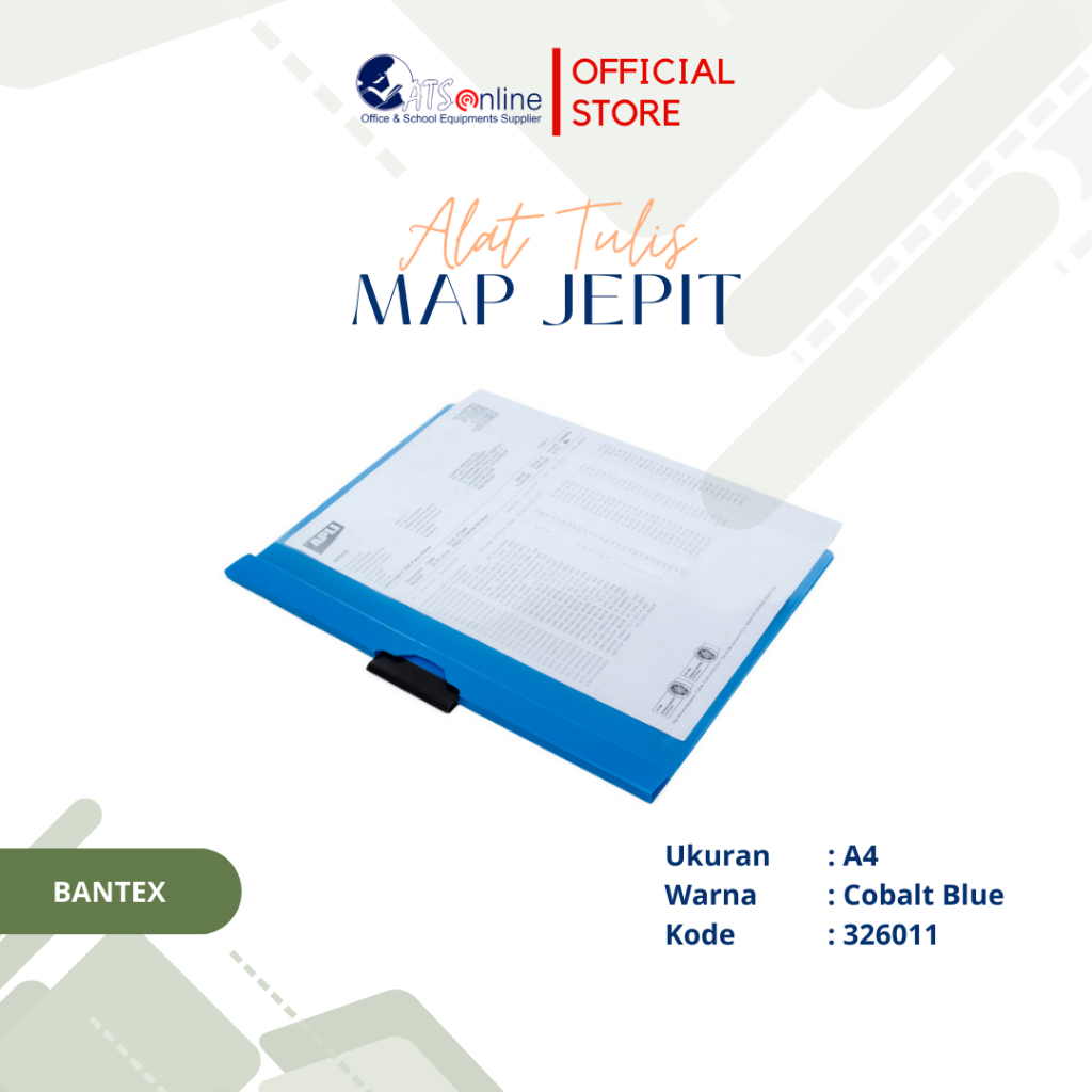 Jual BANTEX Map Jepit A4 | Shopee Indonesia