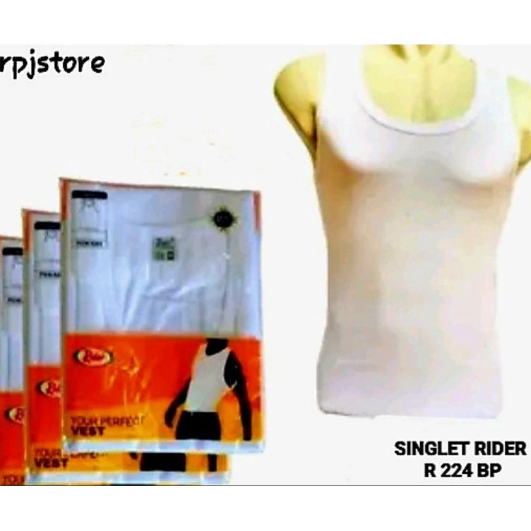 Jual Paket Murah KAOS SINGLET RIDER R224B PUTIH POLOS | Shopee Indonesia