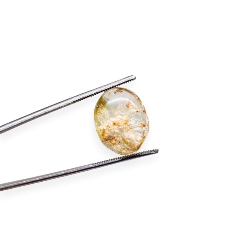 Jual 16.20 Ct. Natural Lodolite Garden Quartz Brazil Gemstone | Shopee ...