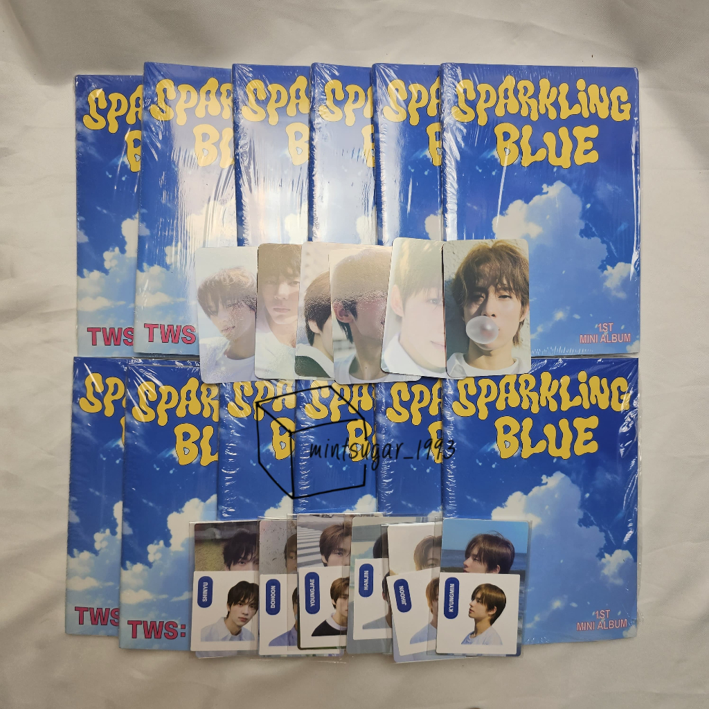 Jual [ READY STOCK SEALED ] TWS - 1st Mini Album Sparkling Blue ( Weverse Albums ver ) POB ...