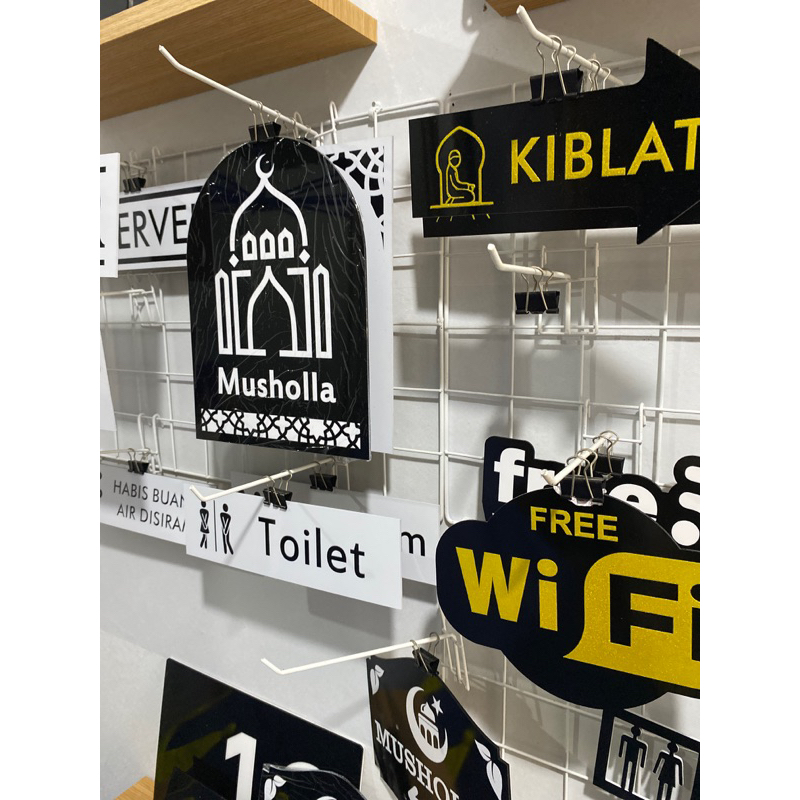 Jual custom desain toilet cewe cowo keranjang mushola | Shopee Indonesia