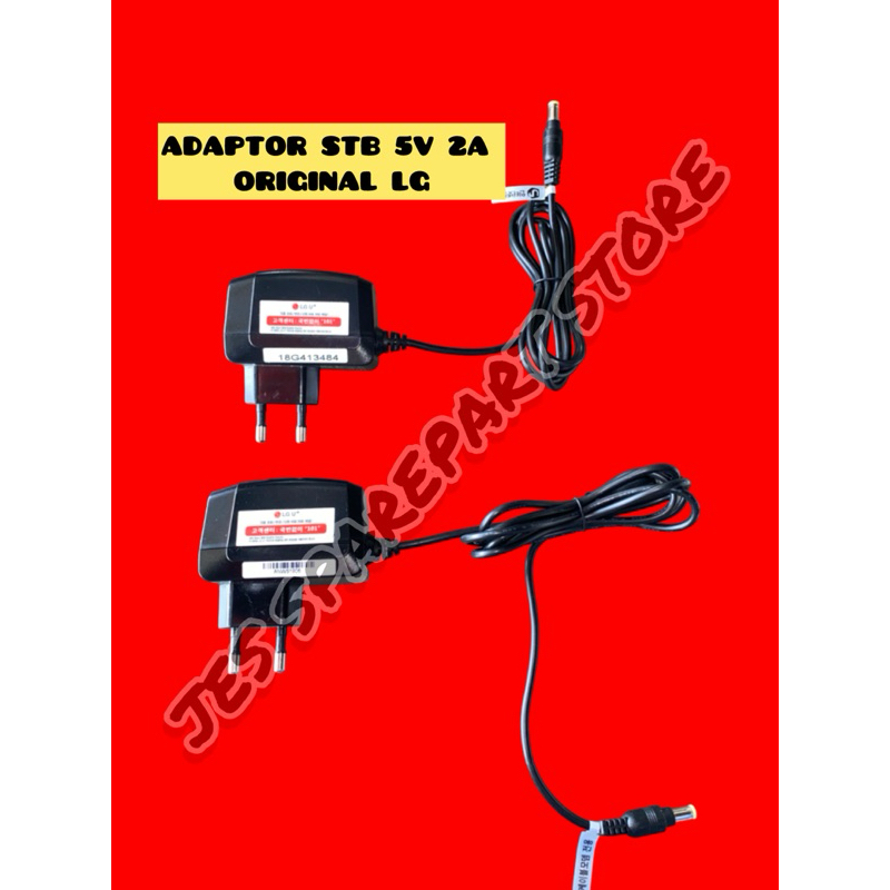 Jual ADAPTOR STB 5V 2A ORIGINAL LG | Shopee Indonesia