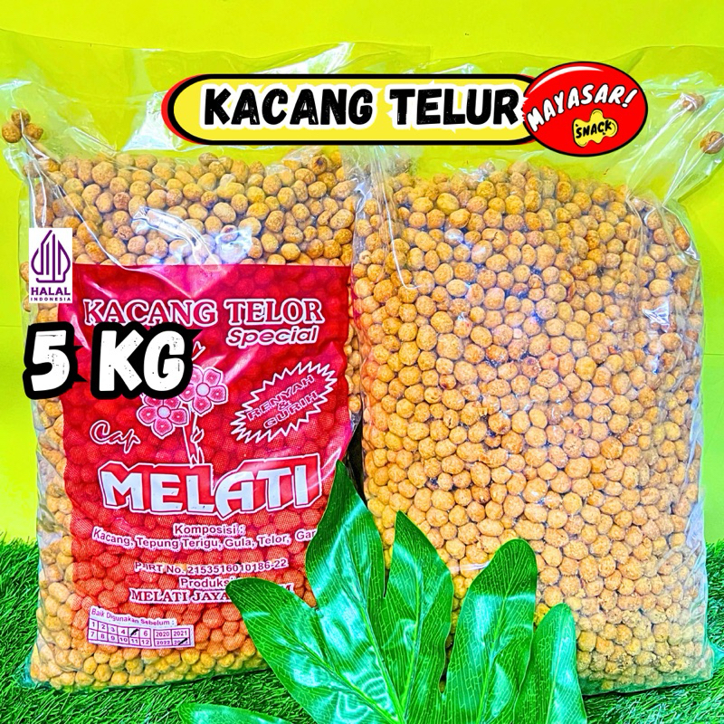 Jual [BALL] KACANG TELUR CAP MELATI ORIGINAL 5kg | Shopee Indonesia