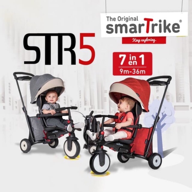 Jual Smart Trike Fold Str 5 7in1 / Sepeda Anak / Sepeda Dorong Anak ...