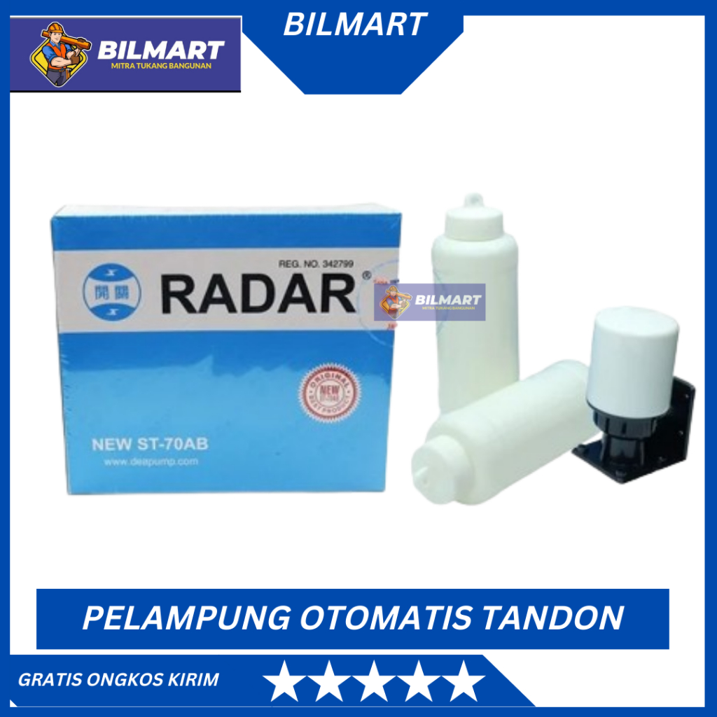 Jual PELAMPUNG TANDON OTOMATIS TANDON AIR ST-70AB RADAR | Shopee Indonesia