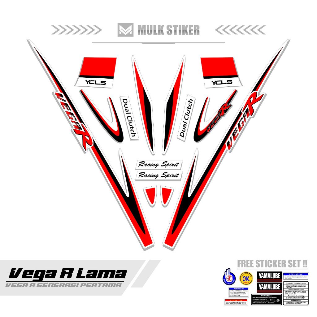 Jual STRIPING VEGA R LAMA MOTIF 12 / STIKER VEGA R OLD / STIPING VEGA R ...