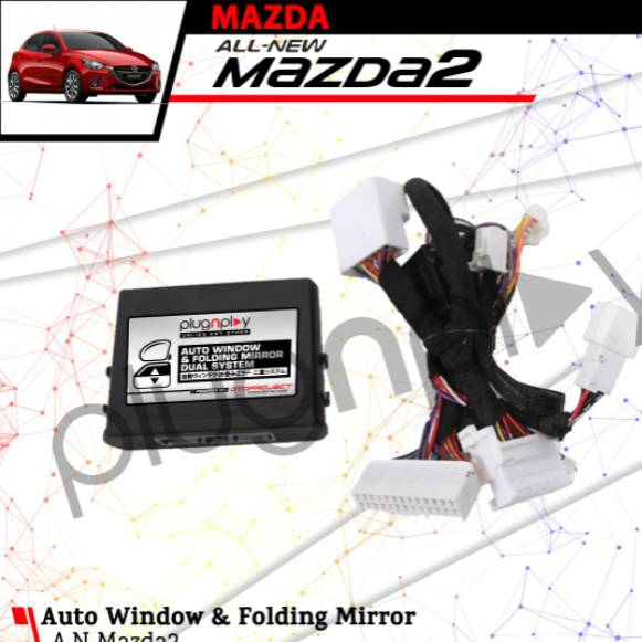 Jual Modul Auto Window & Auto Folding Mirror All New Mazda2 Dual System ...