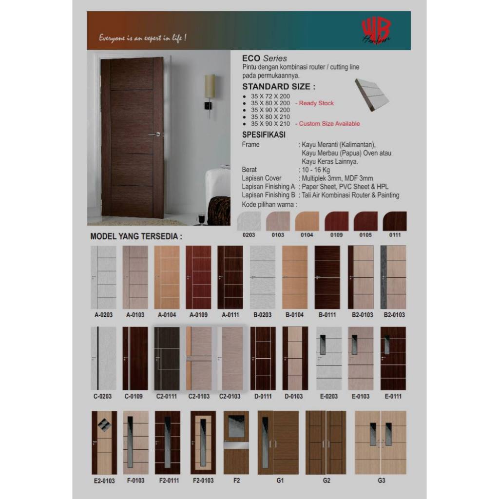 Jual Pintu Multiplek motif khusus 80x200 | Shopee Indonesia