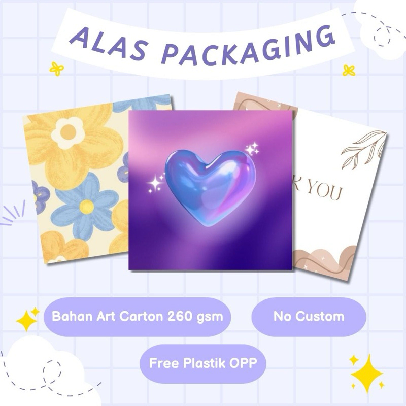 Jual ALAS PACKAGING | PAPER AKSESORIS | FREE PLASTIK | CUTE PAPER ...