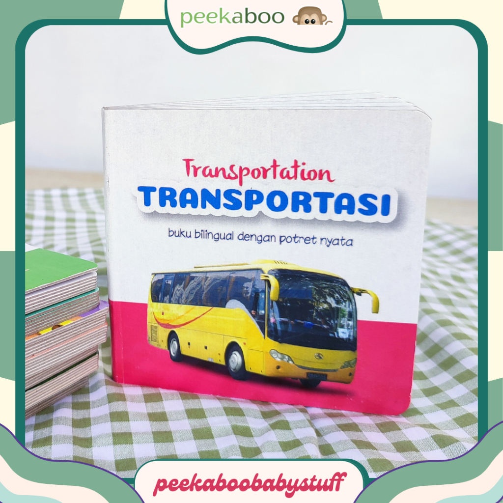 Jual BOARD BOOK (BB) - TRANSPORTASI || MINI BOOK BUKU BAYI ANAK MAINAN ...