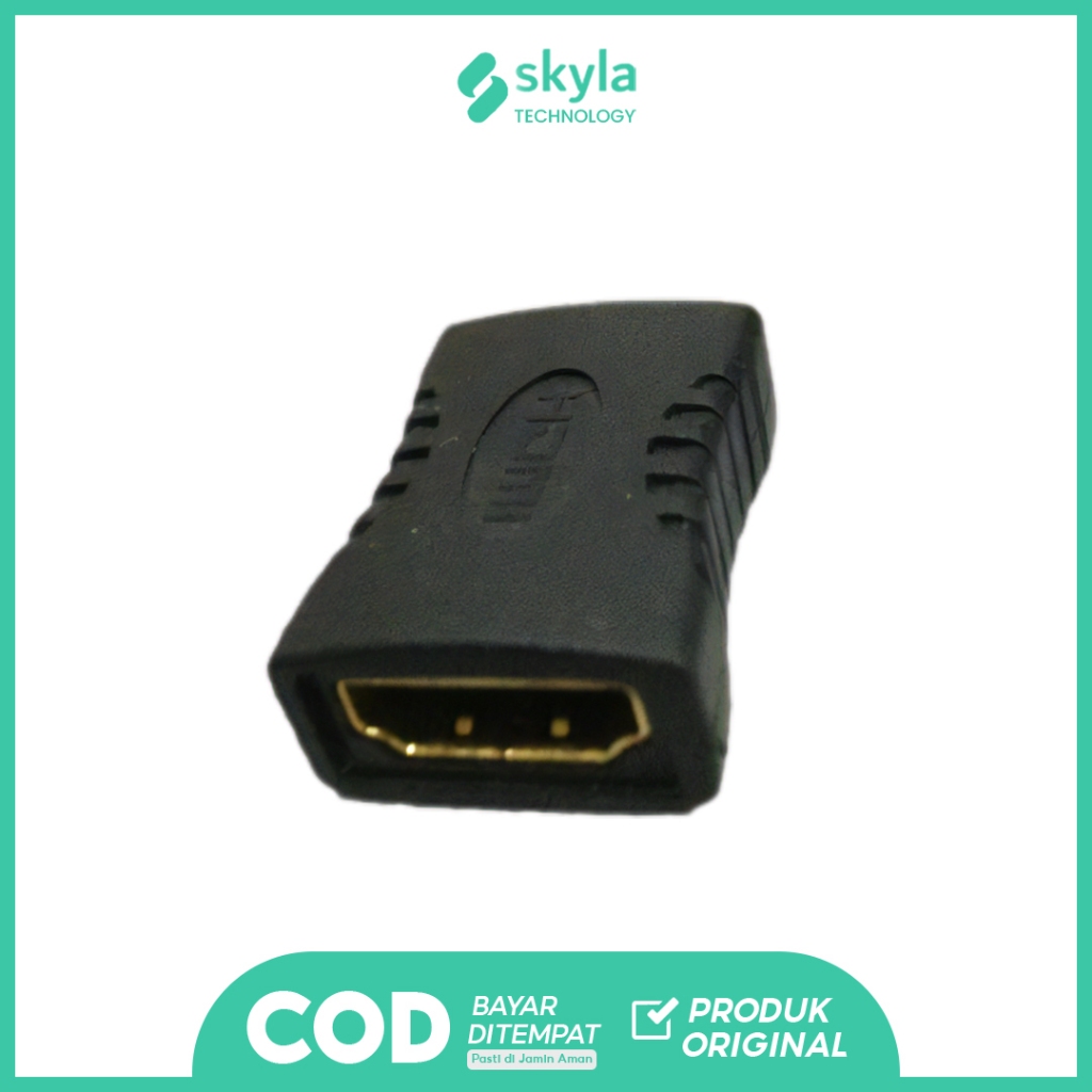 Jual KONEKTOR HDMI F - F /CONNECTOR HDMI /HDMI FEMALE TO FEMALE ...