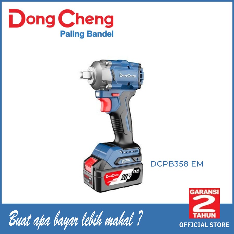 Jual DONG CHENG DCPB358 Cordless Impact Wrench Brushless 20v ...