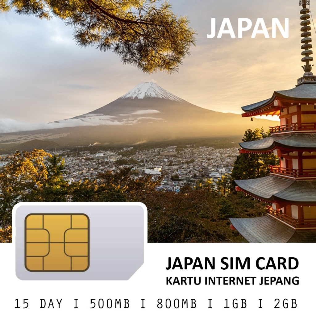 Jual TQ Japan Sim Card Kartu Internet Jepang Langsung Aktif 15 Hari ...