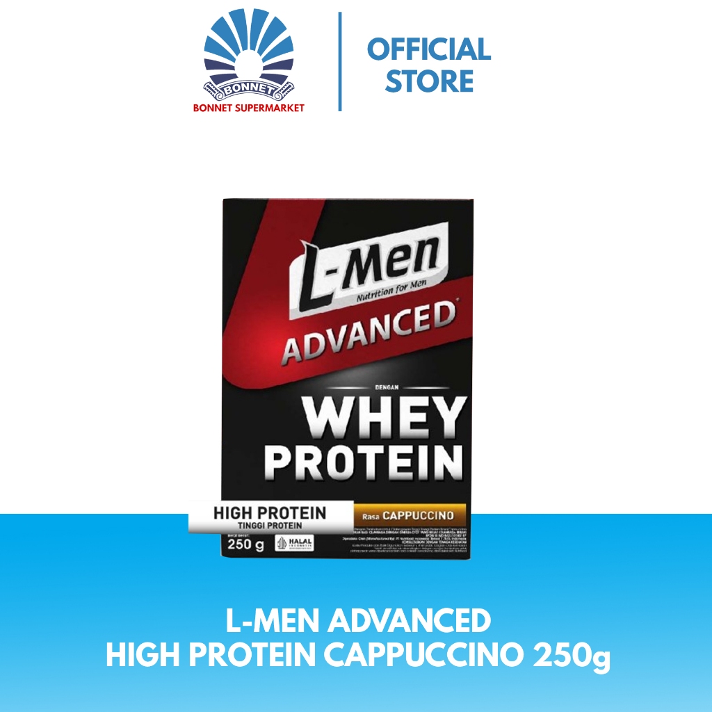Jual L-Men Whey Advanced Cappuccino 250g - Suplemen Tinggi Whey Protein ...