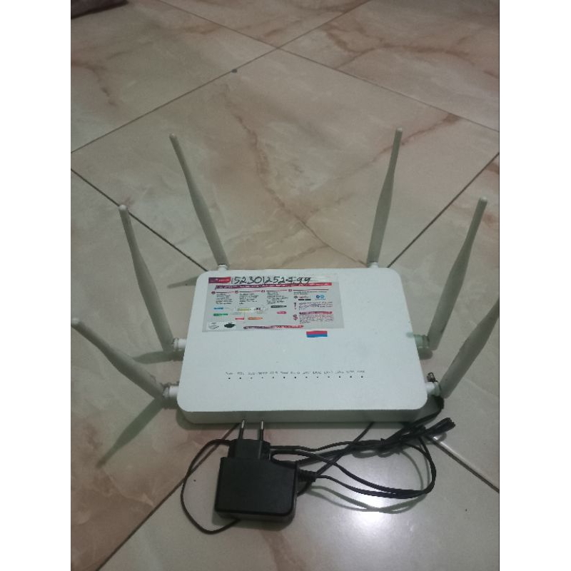 Jual ZTE F670 PREMIUM ANTEN 6 DUAL-BAND 5G PLUS ADAPTOR | Shopee Indonesia