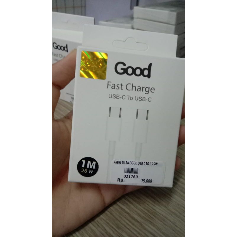 Jual KABEL DATA GOOD USB C TO C 25 W | Shopee Indonesia