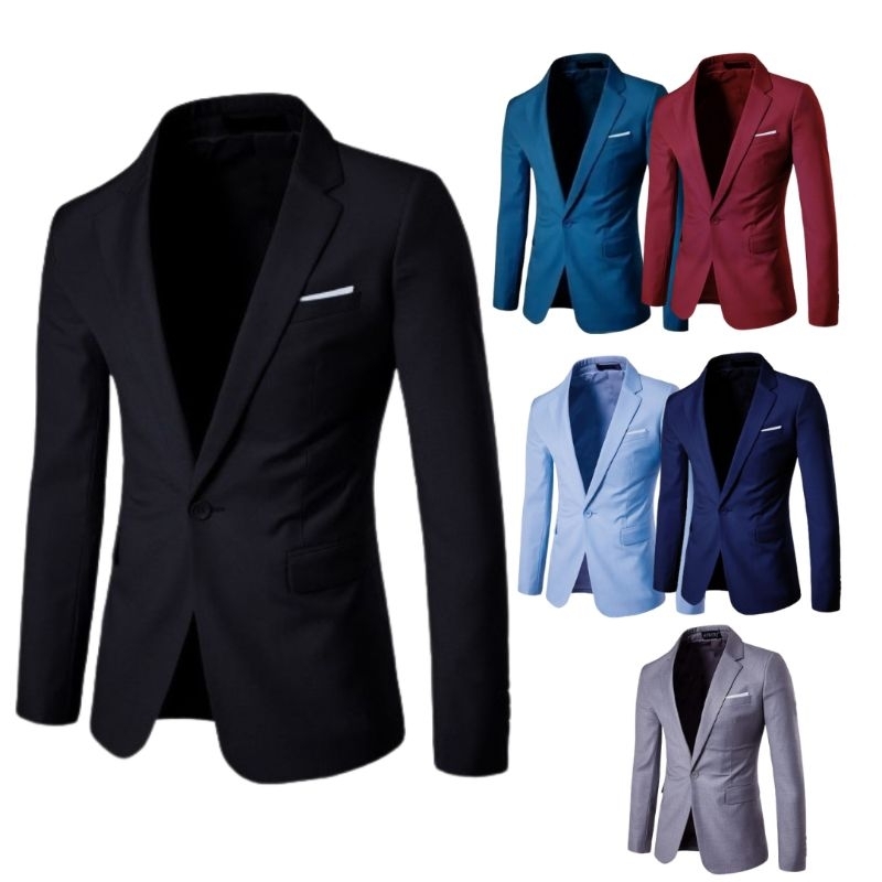 Jual Jas Pria Blazer Pria Jas Wedding Jas Pesta Keren | Shopee Indonesia