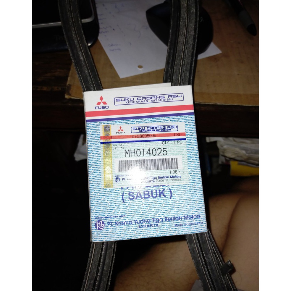 Jual LANGSUNG KIRIM Van Fan V Belt Tali kipas Mitsubishi Canter PS 125 ...