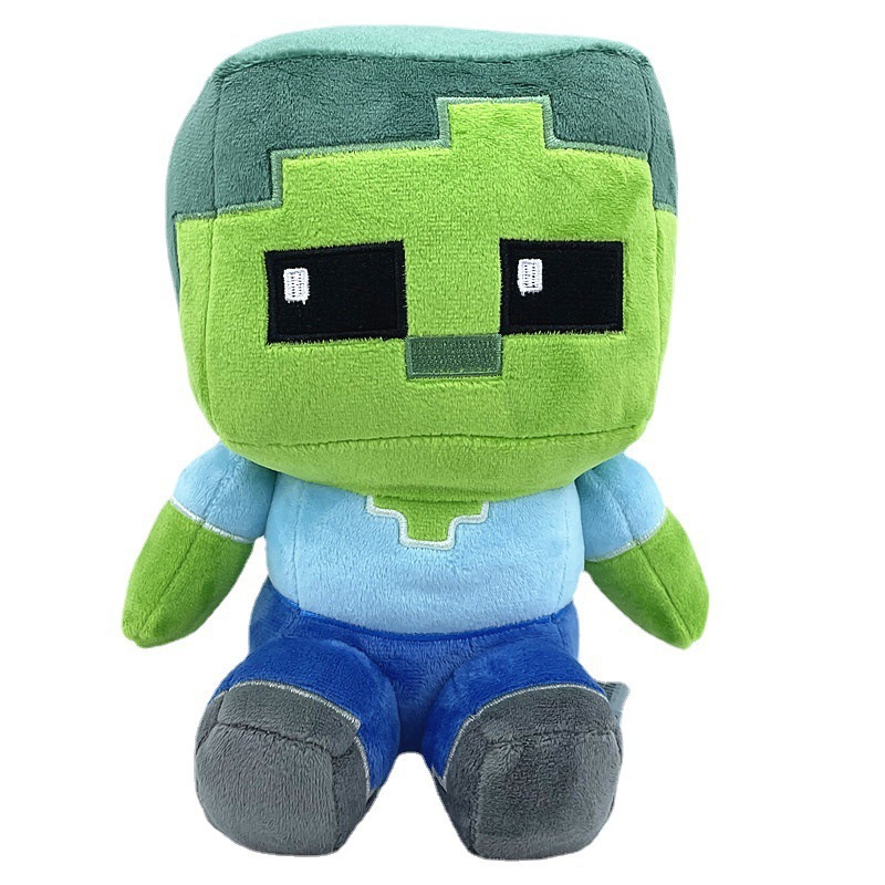 Jual Boneka Minecraft Zombie Green 26cm Boneka Zombie Boneka Minecraft ...