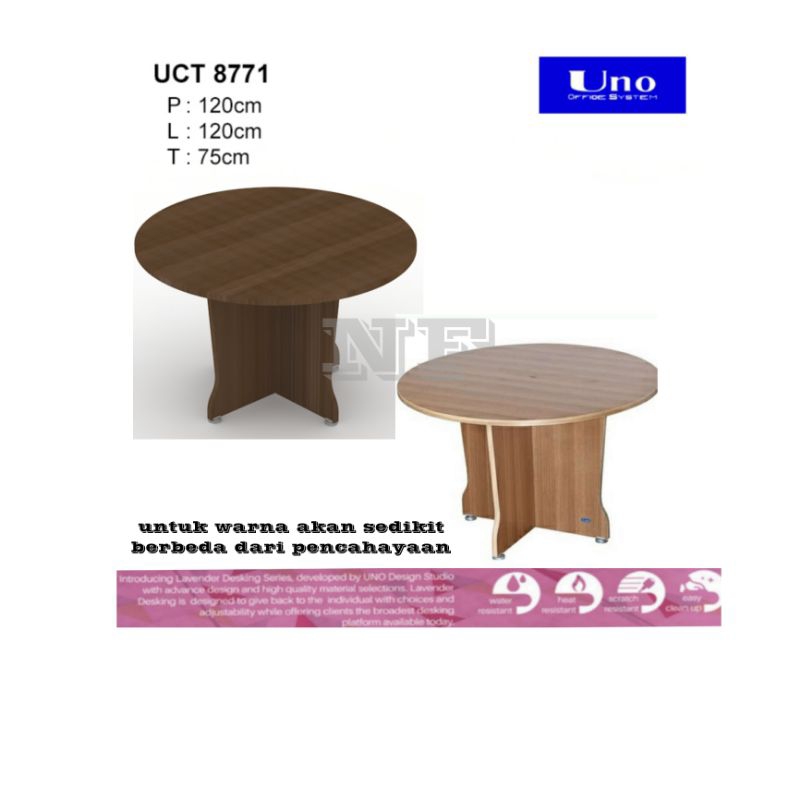 Jual MEJA MEETING BUNDAR UNO LAVENDER UCT 8771 MEJA RAPAT KANTOR MEJA ...