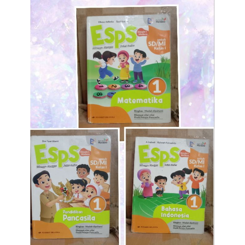 Jual Esps Matematika Bahasa Indonesia pendidikan Pancasila SD.Mi kls.1 kurikulum merdeka ...