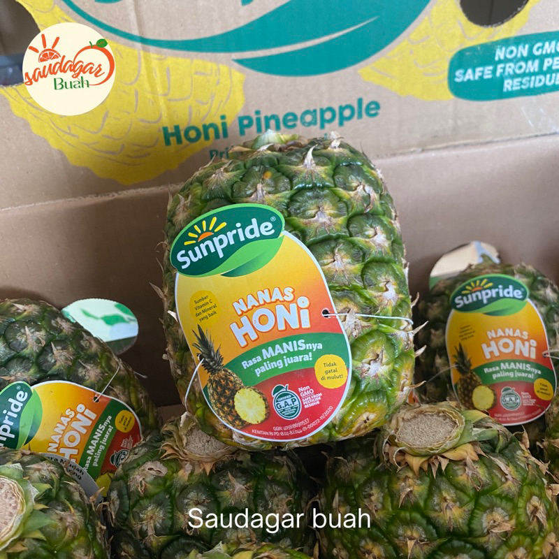 Jual BUAH NANAS HONEY SUNPRIDE / NANAS HONI GROSIR 1 DUS | Shopee Indonesia