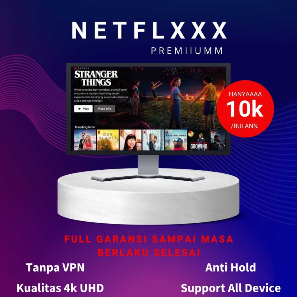 Jual NETFLXX PREMIUM 1 BULAN 4K UHD ALL DEVICE ANTI HOLD FULL GARANSI | Shopee Indonesia