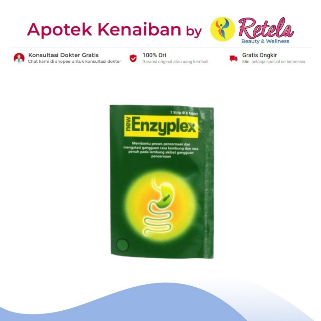 Jual NEW ENZYPLEX 1 STRIP 4 TABLET | Shopee Indonesia