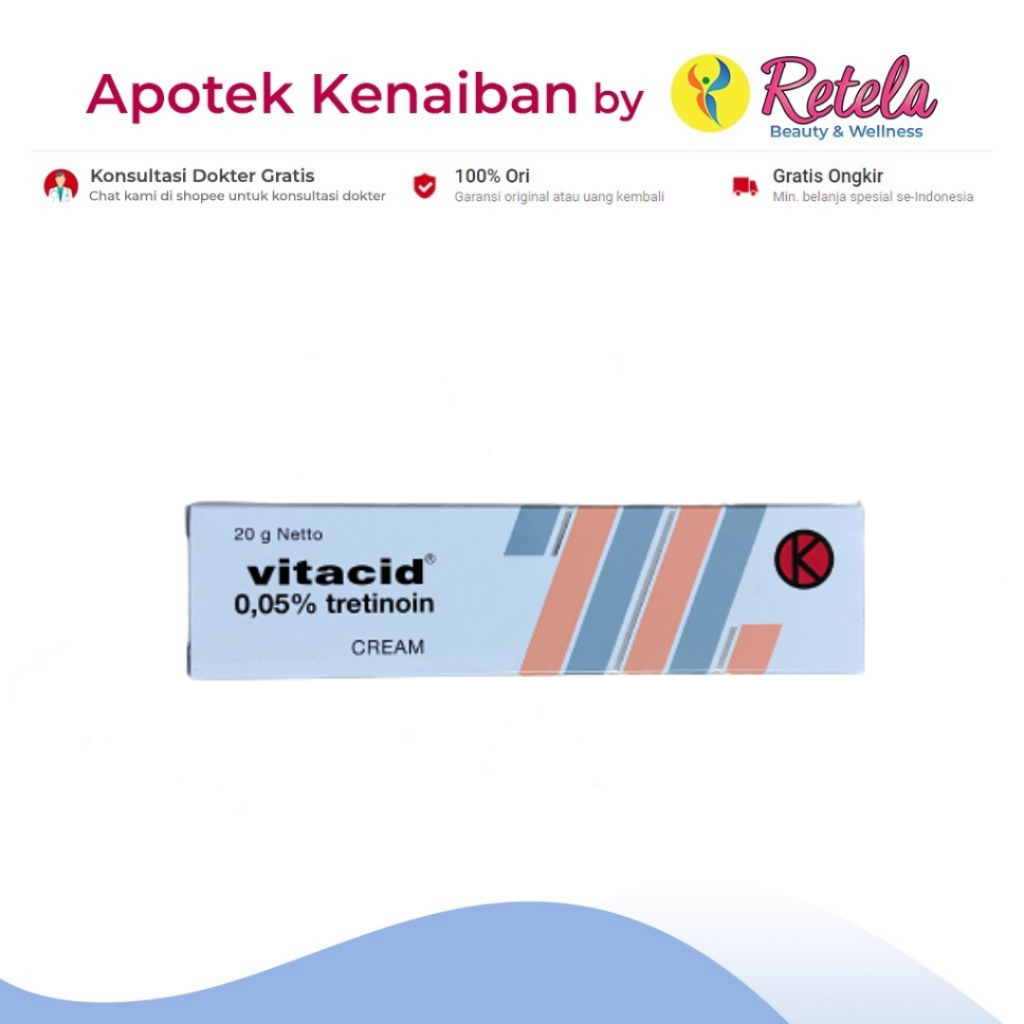 Jual VITACID 0.05% CREAM 20 GR | Shopee Indonesia