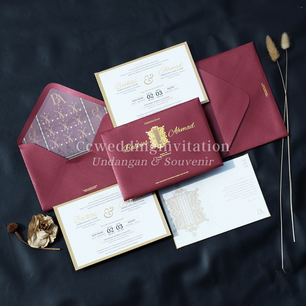 Jual Sampel Undangan Pernikahan Ccweddinginvitation SIHA Jasmine Plasma ...