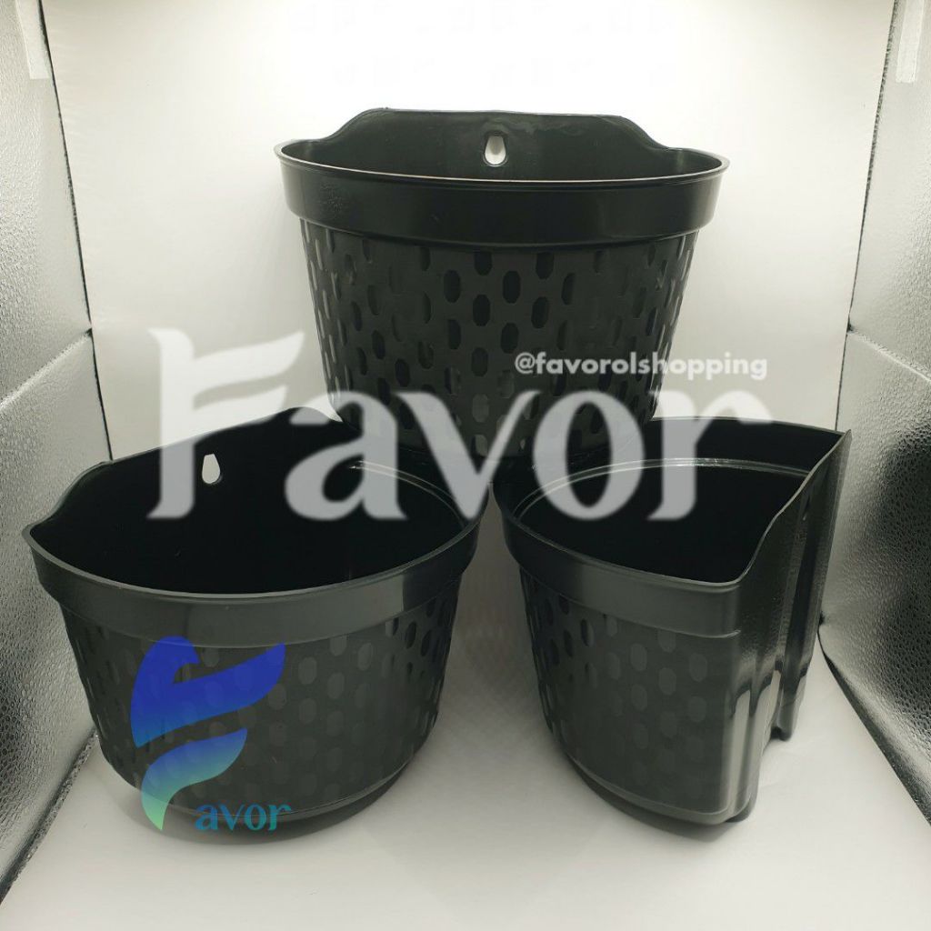 Jual Pot Dinding Elegan Hafa HITAM Dinding Tempel Jumbo Motif Megah ...