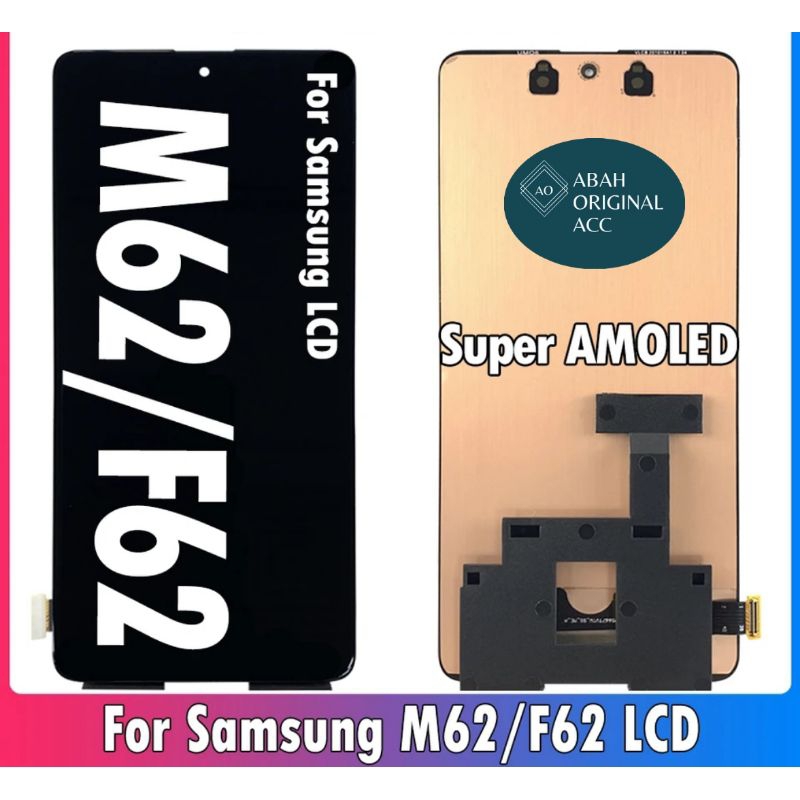 Jual LCD TOUCHSCREEN SAMSUNG M62 F62 ORI SUPER AMOLED FULLSET FRAME ...