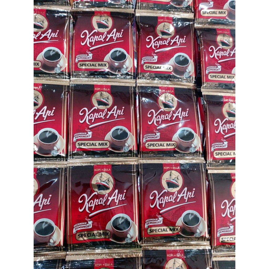 Jual Kopi Kapal Api Special Mix 1 Renceng 24g ( isi 10sachet) | Shopee ...