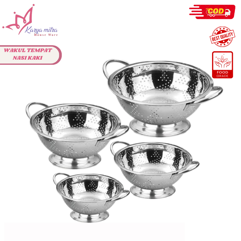 Jual Wakul Kaki/Tempat Nasi Stainless Steel/Bakul Nasi | Shopee Indonesia