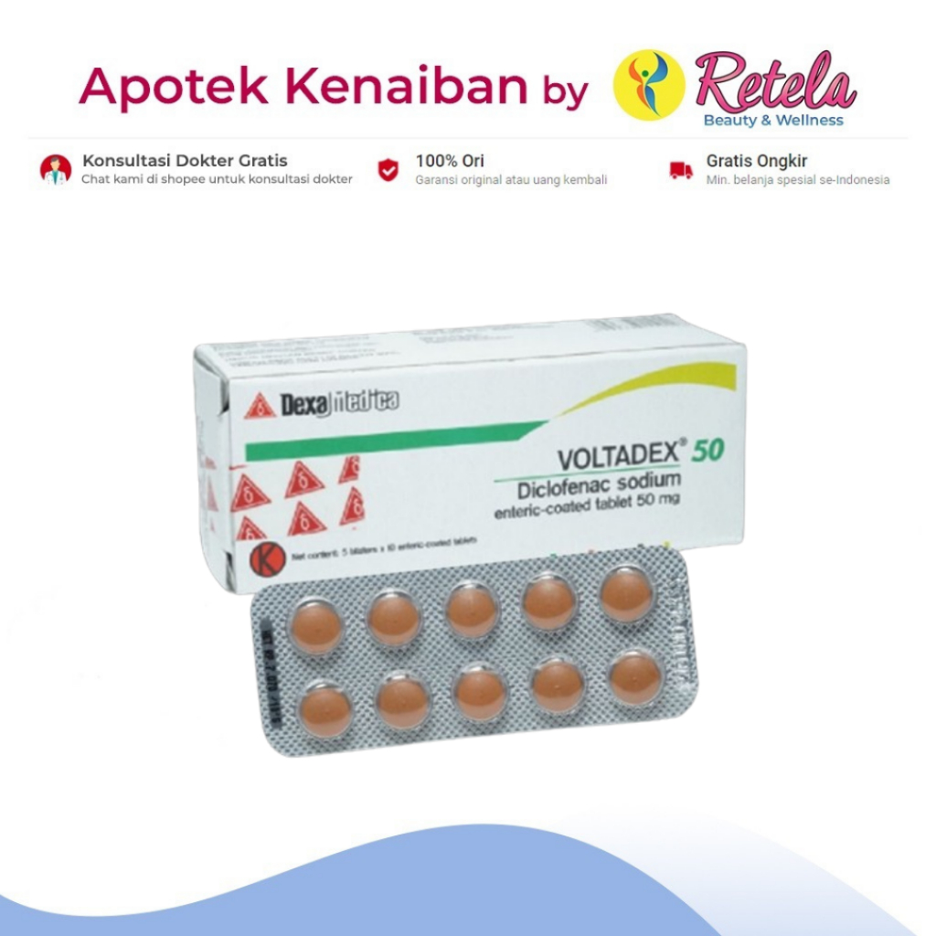 Jual VOLTADEX 50 MG STRIP 10 TABLET | Shopee Indonesia
