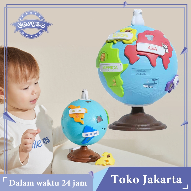 Jual Puzzle Globe Geography Bola Dunia Dan Puzzle Benua Terlaris ...