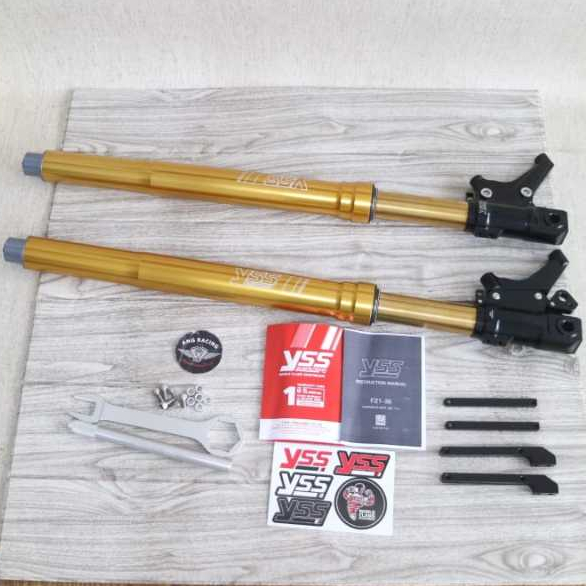 Jual YSS Upside Down XMAX Double Disc Pitch 108mm Shock Depan XMAX NEW ...