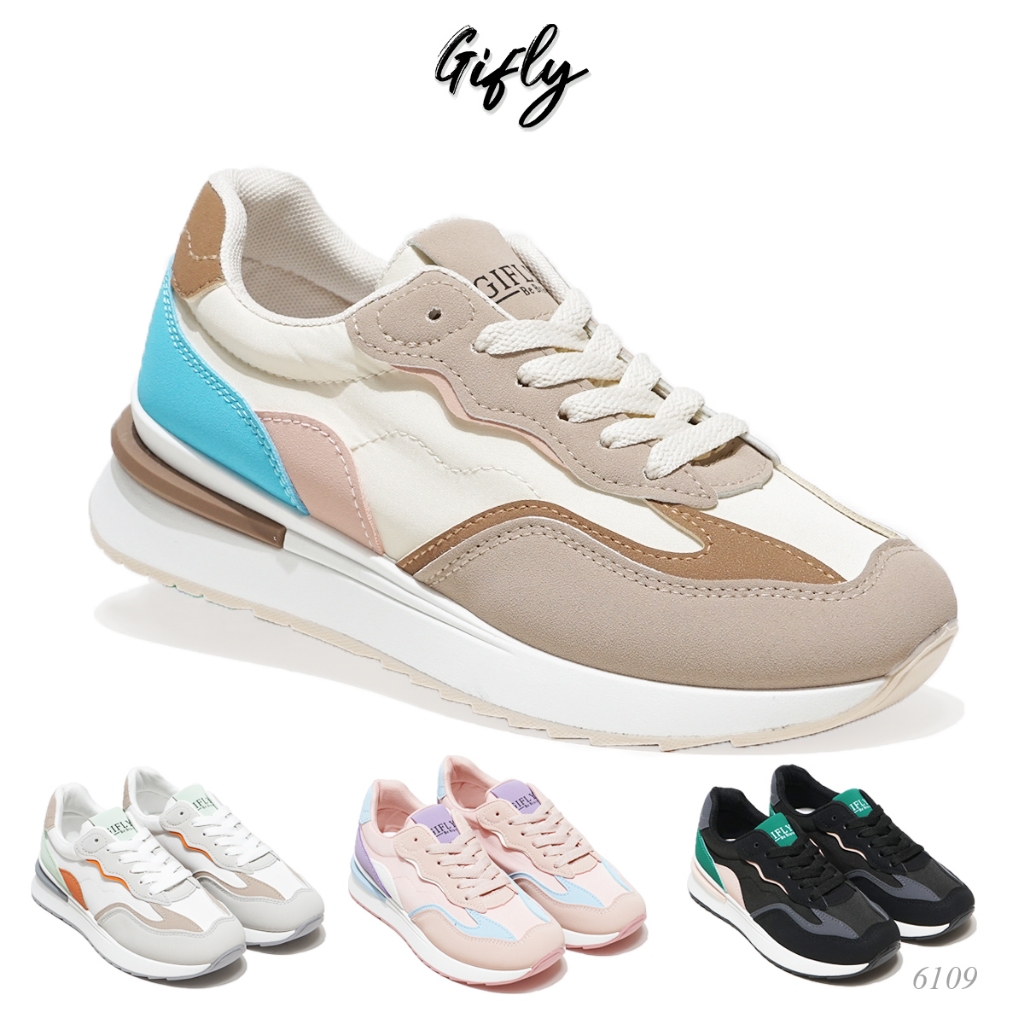 Jual GIFLY Lucy Sepatu Sneakers Wanita Kets Sport Shoes 6109 | Shopee ...