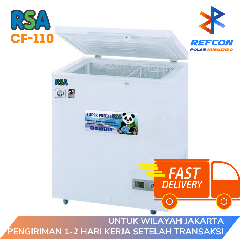 Jual Chest Freezer RSA CF-110 / CF110 [100 Liter] | Shopee Indonesia