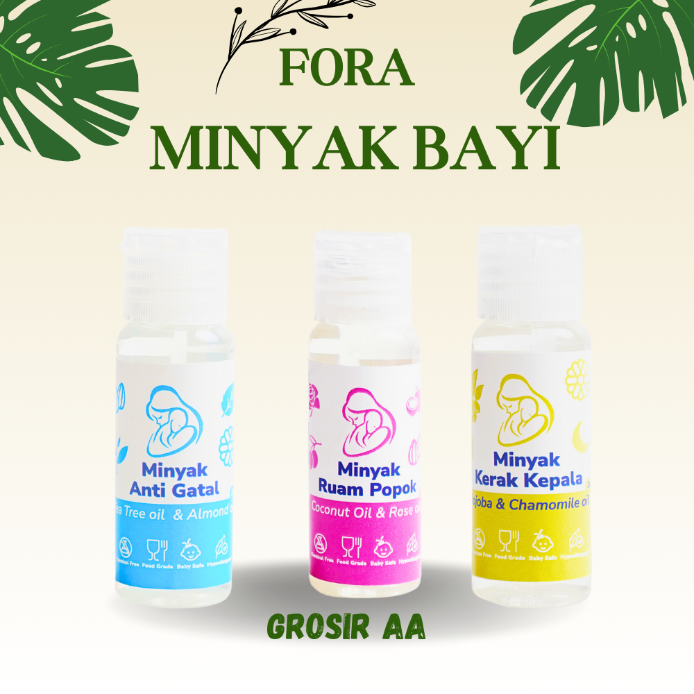 Jual FORA Minyak Series | Minyak Anti Gatal | Minyak Kerak Kepala ...