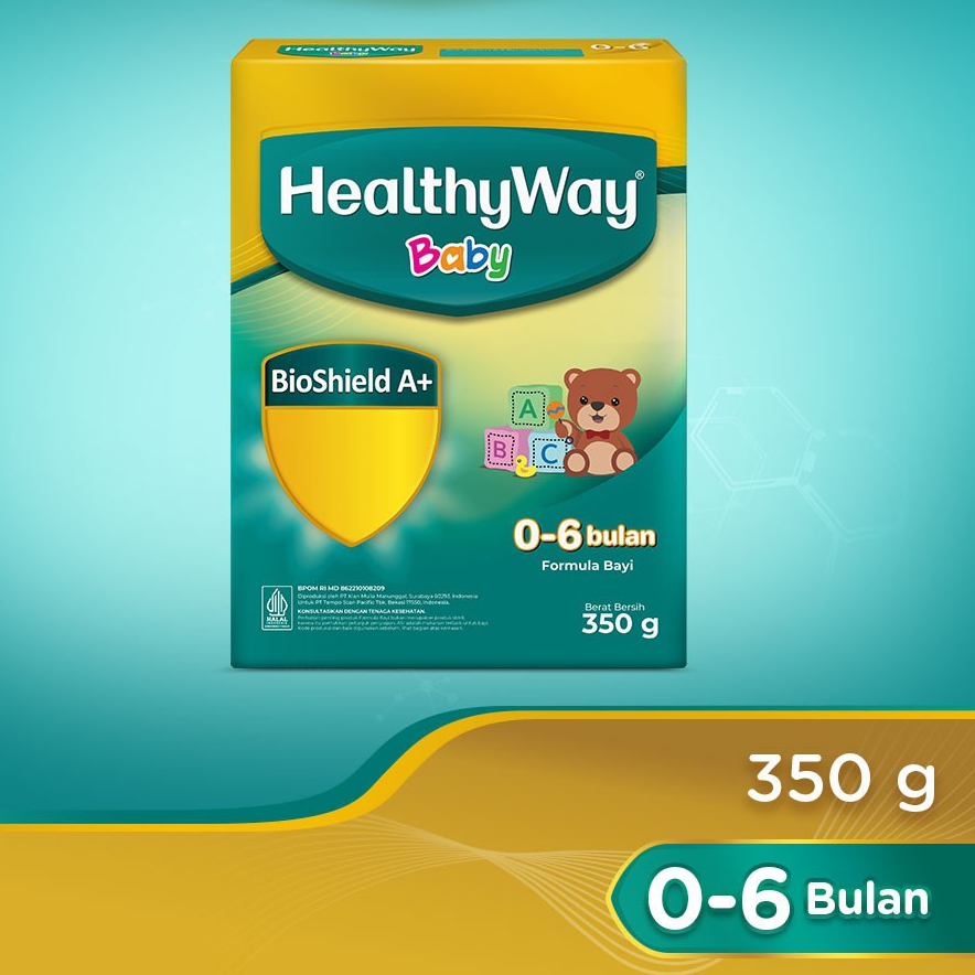 Jual HEALTHYWAY Baby 0-6 dan 6-12 Bulan 125gr 350gr Susu Formula Bayi Bubuk - 1 box (Biostime ...